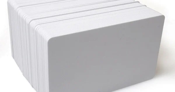 Plain White PVC Cards available from Plastic-ID.com
