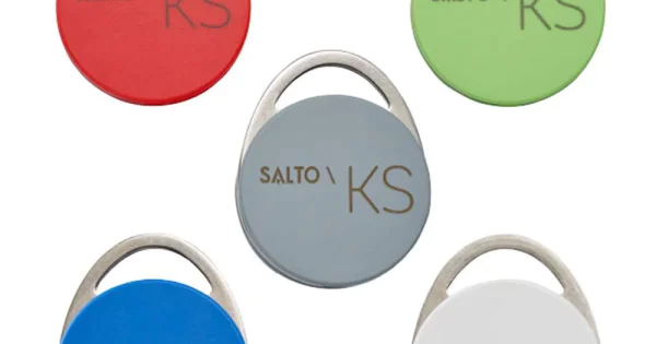 Salto KS PFD04KMCKS-5 Multi-Coloured MIFARE DESFire Fobs